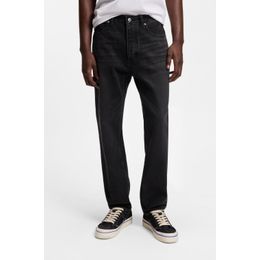 Hugo Herren Regular-fit-Jeans "Jonah", grau, Gr. 30, unifarben, Denim/Jeans, Obermaterial: 100% Baumwolle, Jeans, regular fit