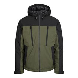 Jack & Jones JACK & JONES Between-Season Jacket 'Abel' male size S Green / Black