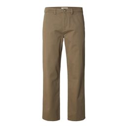 Selected Chino Pants 'SLMMiles' male size 34 Brown