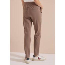 Cecil Damen Stoffhose, beige, Gr. XS, unifarben, Stoff, 61% Viskose, 32% Polyamid, 7% Elasthan, Hosen, Middle Waist