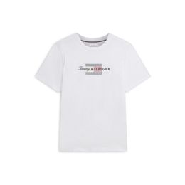 Tommy Hilfiger T-Shirt Herren Gr&ouml;&szlig;e L rot / schwarz / wei&szlig;