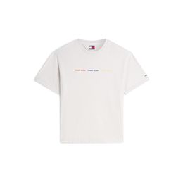 Tommy Jeans Shirt 'REPEAT' male size XXL Blue / Yellow / Red / Off white