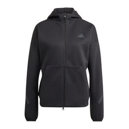 adidas Sportswear Sportsweatjacke 'Z.N.E.' Damen Gr&ouml;&szlig;e S anthrazit / schwarz