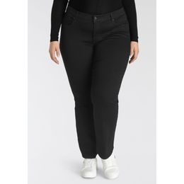 LEVI'S&reg; PLUS LEVI'S PLUS Damen Bootcut-Jeans "315", schwarz, Gr. 16, Denim/Jeans, Obermaterial: 78% Baumwolle, 21% Polyester, 1% Elasthan, Jeans, Shaping