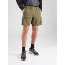 adidas Sportswear Sportshorts 'ESSENTIALS BIG LOGO SINGLE JERSEY' Herren Gr&ouml;&szlig;e XS oliv / schwarz
