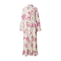 Kavazi Damen - Kleider 'Romantic chiffon dress' Damen Gr&ouml;&szlig;e 44 rosa / wei&szlig; Sommerkleid