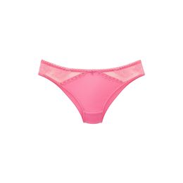 Lascana Damen Slip, Gr. 36pink, Microtouch, Obermaterial: 82% Polyamid (TACTEL), 18% Elasthan (LYCRA), Unterhosen, mit h&uuml;bschen Spitzeneins&auml;tzen
