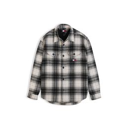 Tommy Jeans Button Up Shirt male size 4XL Black / White
