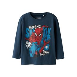 TWO SOON Shirt 'Spider-Man' boy size 110/116 Night blue / Royal blue / Red / White