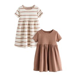 next Kleid M&auml;dchen Gr&ouml;&szlig;e 68 ecru / braun