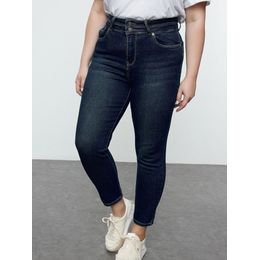 Trendyol Curve Jeans Damen Gr&ouml;&szlig;e 41/42 dunkelblau