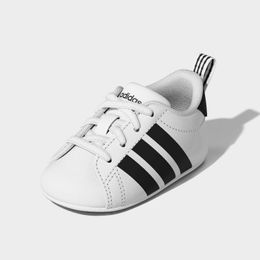 M&auml;dchen Sneaker "GRAND COURT", adidas Sportswear, Gr. 18, schwarz-wei&szlig;, Synthetik, Schuhe, f&uuml;r Kinder