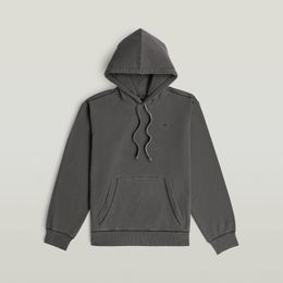 G-Star Raw G-STAR Herren Hoodie "Modern washed hdd sw ls", grau, Gr. S, washed, Sweatware, Obermaterial: 100% Baumwolle, Sweatshirts, mit Rippb&uuml;ndchen,