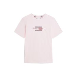Tommy Hilfiger T-Shirt Herren Gr&ouml;&szlig;e M navy / pastellpink / rot