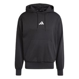 adidas Sportswear Sweatshirt 'Feelcozy' male size 5XL/6XL Black / White