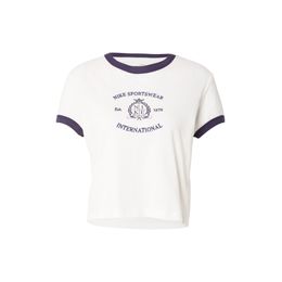 Nike Sportswear T-Shirt 'CLB' Damen Gr&ouml;&szlig;e XS marine / offwhite