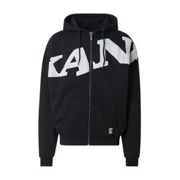 Karl Kani Sweatjacke Herren Gr&ouml;&szlig;e S schwarz / wei&szlig;
