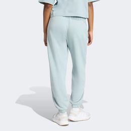 Damen Sporthose "W SL FT CF PT"wonder sage, wei&szlig;, normal, gr., Gr. S, adidas Sportswear, Obermaterial: 70% Baumwolle, 30% Polyester, Hosen, Locker