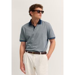 Bugatti Herren Poloshirt, grau, Gr. XL, unifarben, 100% Baumwolle, Shirts, Modern Fit aus reiner Baumwolle