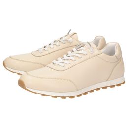 Sioux Damen Sneaker "Snejana-700", Gr. 41, beige, Obermaterial: 100% Lammnappaleder LANA. 100% Gummi rubber., Schuhe