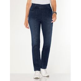 Casual Looks Damen Bequeme Jeans, blau, Gr. 38, unifarben, 98% Baumwolle, 2% Elasthan, Jeans