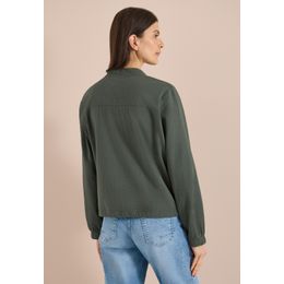 Cecil Damen Blousonkhaki, Gr. XXL, unifarben, Web, 75% Baumwolle, 25% Modal, Jacken