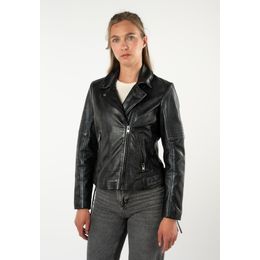 Mauritius Damen Lederjacke "MWJuna SF", schwarz, Gr. XXXL, unifarben, Obermaterial: 100% Schafsleder. Futter: 100% Baumwolle. &Auml;rmelfutter: 100%