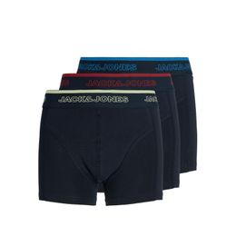 Jack & Jones Kinder Trunk "JACADRIAN SOLID TRUNKS 3 PACK JNR", JACK & JONES JUNIOR, Gr. 152, schwarz, Jersey, Obermaterial: 95% Baumwolle, 5% Elasthan, unifarben