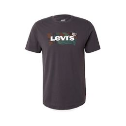 Levi's Levi's T-Shirt 'Graphic Crewneck Tee' Herren Gr&ouml;&szlig;e S braun / petrol / schwarz / wei&szlig;