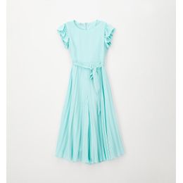 IDO M&auml;dchen Sportanzug "BABY GIRL TWO PIECES SET", blau, Gr. 116, 100% Polyester, Sportanz&uuml;ge