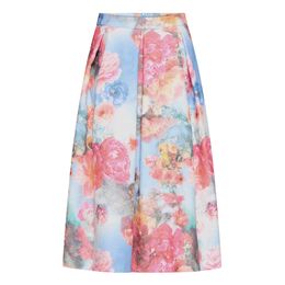 Vera Mont Damen Minirock "Damen mit Jacquard", bunt, Gr. 40, Obermaterial: 61% Baumwolle, 39% Polyester. Futter: 97% Polyester, 3% Elasthan, R&ouml;cke