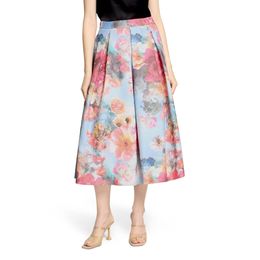 Vera Mont Damen Minirock "Damen mit Jacquard", bunt, Gr. 34, Obermaterial: 61% Baumwolle, 39% Polyester. Futter: 97% Polyester, 3% Elasthan, R&ouml;cke