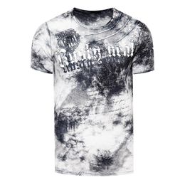 Rusty Neal Color Tie Dye Batik T-Shirt mit Logo-Print