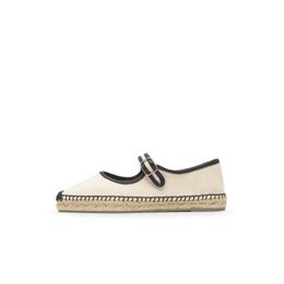 Castaner Casta&ntilde;er Espadrilles 'Padua' Damen Gr&ouml;&szlig;e 35 creme / schwarz Sommerschuhe