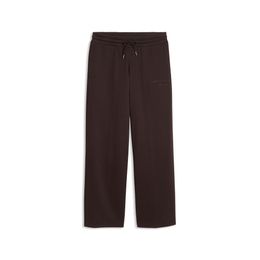 Puma Damen Sporthose "Puma Class Fleecehose mit geradem Bein Damen", braun, Gr. XS, unifarben, Obermaterial: 68% Baumwolle, 32% Polyester.