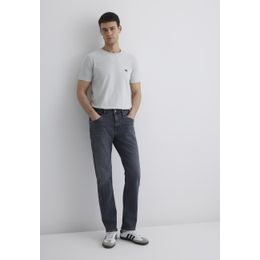 Mavi Herren R&ouml;hrenjeans "JAKE", grau, Gr. 30, 98% Baumwolle, 2% Elasthan, Jeans, Denim Pants