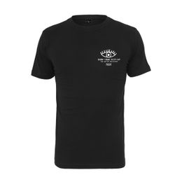 MisterTee Herren T-Shirt "MisterTee Herren Know Your Destiny Tee", schwarz, Gr. XS, unifarben, 100% Baumwolle, Shirts