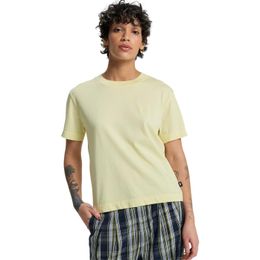 Quiksilver Damen T-Shirt "Essential", gelb, Gr. S, Obermaterial: 100% Baumwolle., Shirts