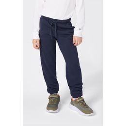 Champion Jungen Jogginghose "SPORTWEAR JOGGERS Standard Fit", blau, Gr. S, Obermaterial: 73% Baumwolle, 27% Polyester, Hosen, f&uuml;r Kinder