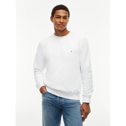 Tommy Hilfiger Herren Sweatshirt "ESSENTIAL FLEECE CREWNECK", wei&szlig;, Gr. XXXL, unifarben, Sweatware, Obermaterial: 60% Baumwolle, 40% Polyester,