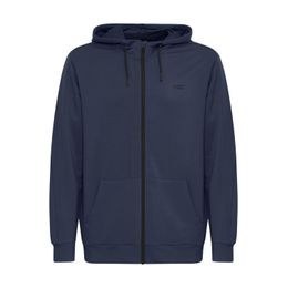 North Bend Herren Sweatjacke "Sweatjacke NBBrent M", blau, Gr. S, Obermaterial: 66% Viskose CV. 30% Polyester PES. 4% Elasthan EL., Sweatjacken