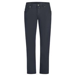 Pierre Cardin Herren Stoffhose "Laval", blau, Gr. 38, uni, Obermaterial: 98% Baumwolle CO. 2% Elasthan EL., Hosen, im Straight Fit