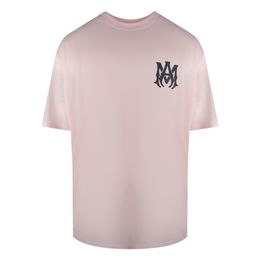 Amiri - Rosa T-shirt Mit Pufflogo