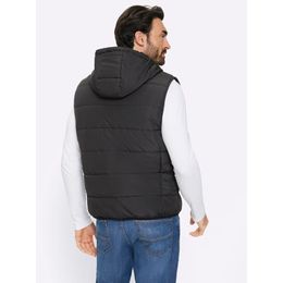 Marco Donati Herren Steppwesteschwarz, Gr. 50, unifarben, , Sweatware:80% Baumwolle, 20% Polyester, Wattierung:100% Polyester, Westen