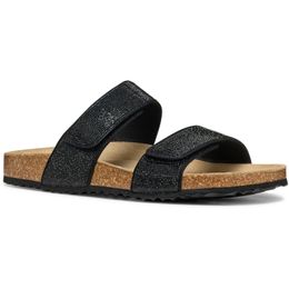 Geox D BRIONIA R Damen Schwarze Sandalen