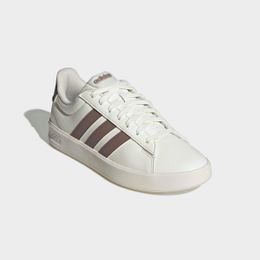 Damen Sneaker "GRAND COURT 3.0", adidas Sportswear, Gr. 42,5, wei&szlig;, Synthetik, Textil, Schuhe