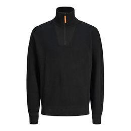 Jack & Jones JACK & JONES Sweater male size XL Dark orange / Black