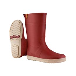 Dunlop Damen Gummistiefel "Amsterdammer", Gr. 40, rot, Obermaterial: 100% Textilmaterial TEXMAT., Schuhe