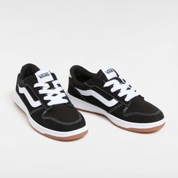 Vans Damen Sneaker "Ryland LS", Gr. 38, schwarz-wei&szlig;, Leder, Schuhe