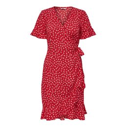 Only Kleid 'Olivia' Damen Gr&ouml;&szlig;e 38 rot / wei&szlig; Sommerkleid